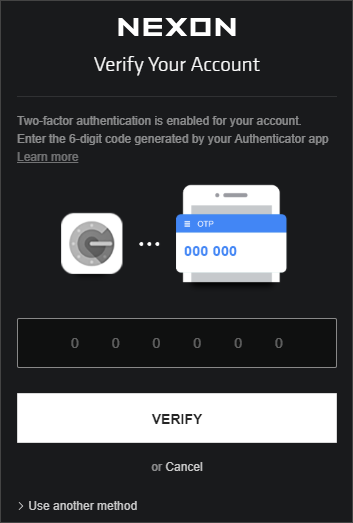Setting Up Authenticator Verification – Nexon America Support Center