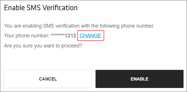Setting up SMS Verification – Nexon America Support Center