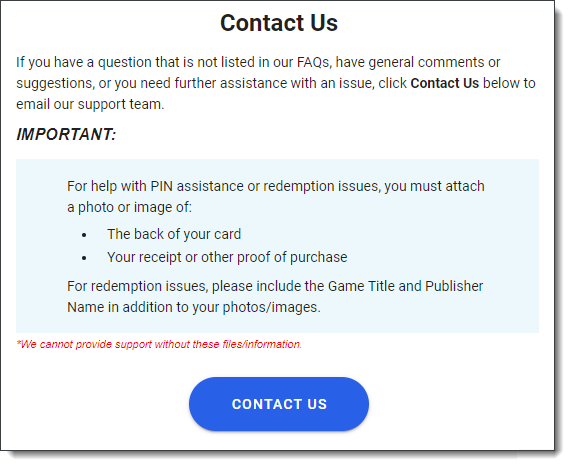 Nexon Game Card FAQ – Nexon America Support Center