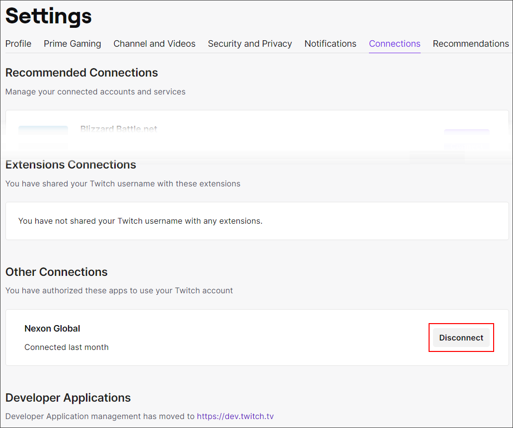Unlinking Nexon and Twitch Accounts – Nexon America Support Center